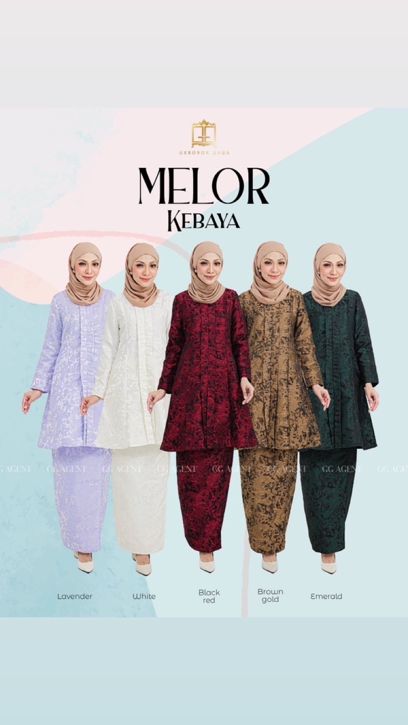 Melor Kebaya Brocade (kebaya lahuh) | Shopee Malaysia