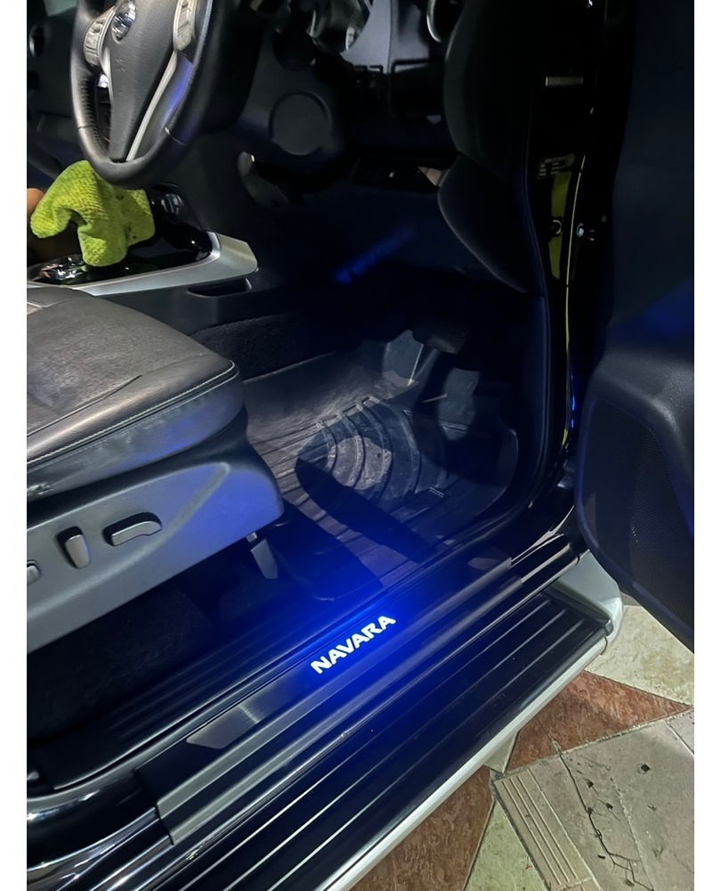 Nissan Navara NP300 2014 - 2022 LED Door Side Sill Step Plates | Shopee ...