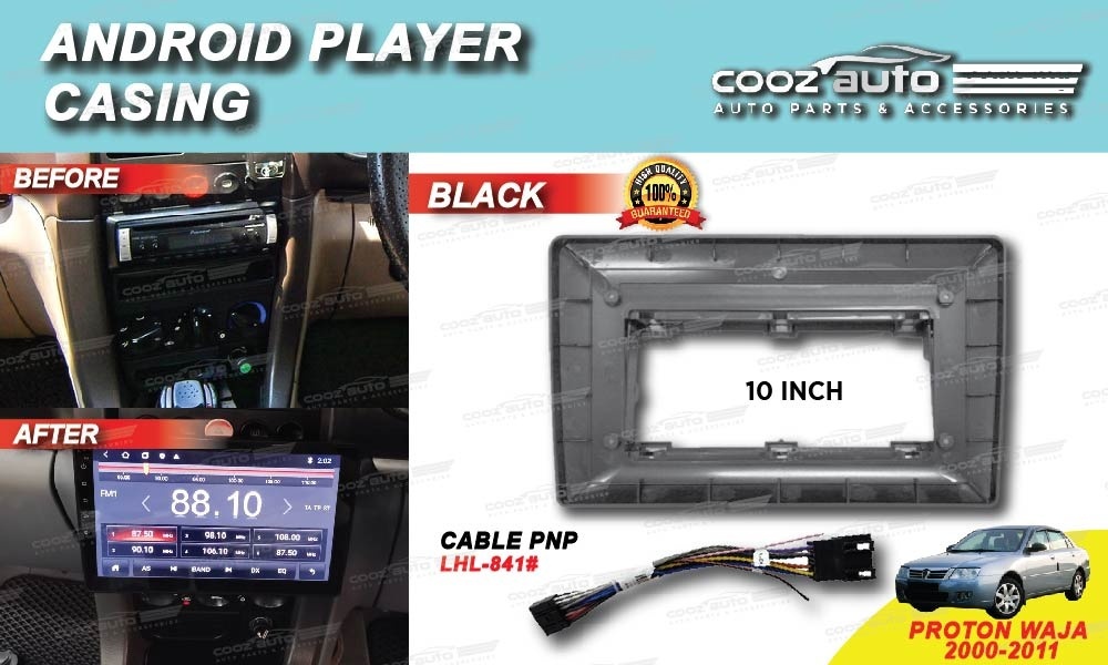 Proton Waja Dashboard Audio Android Player Radio FM Casing Frame Free ...