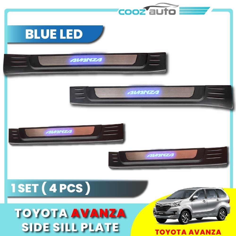 Toyota Avanza 2012 - 2018 LED Door Side Sill Step Plates | Shopee Malaysia