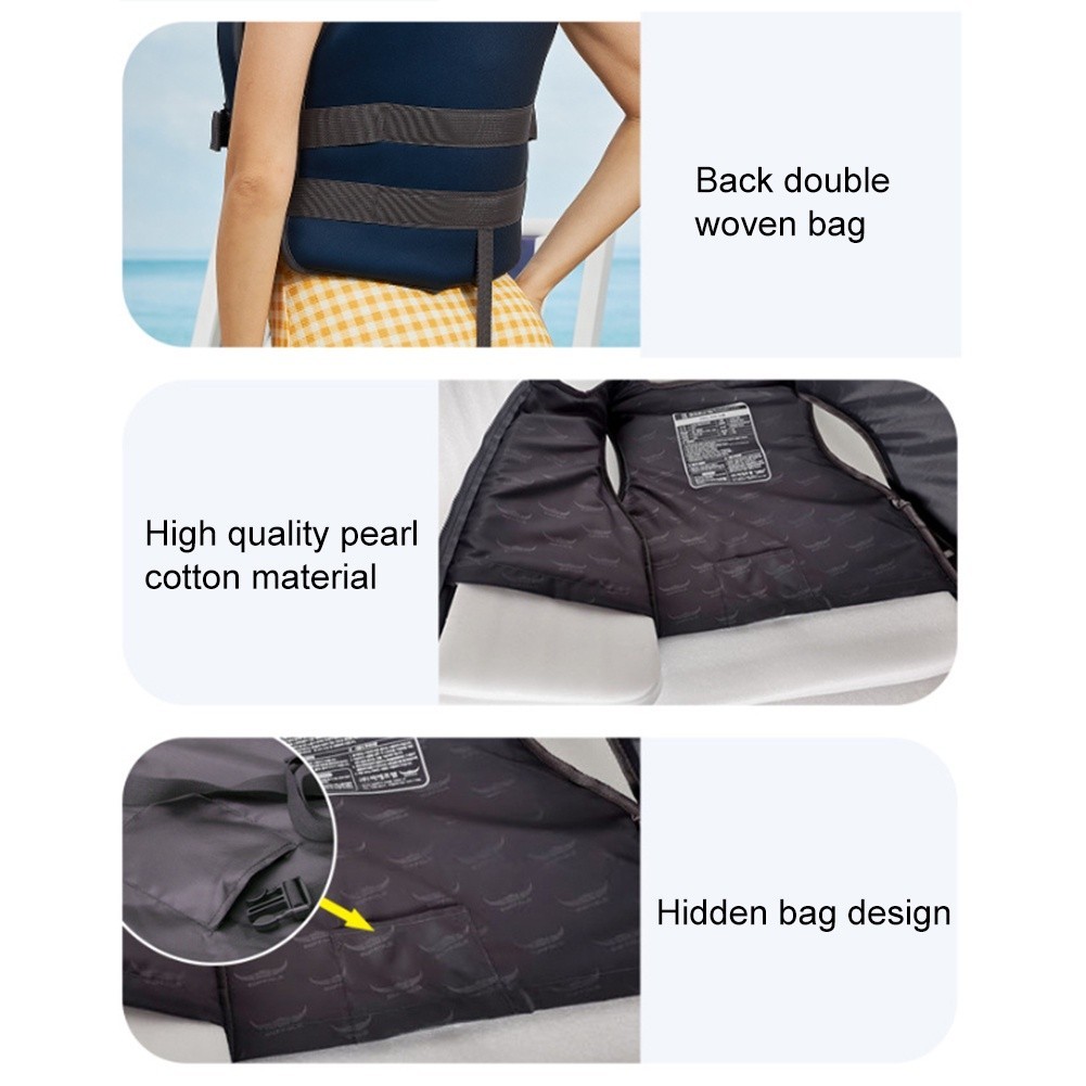 Neoprene Boating Life Jacket Adult Children Buoyancy Life Vest Soft ...