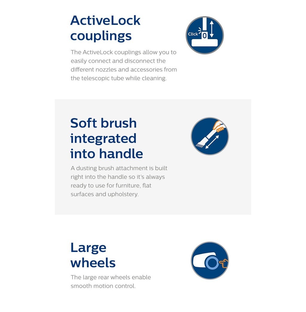 Philips FC9350 | Bagless vacuum cleaner | PowerPro Compact ...