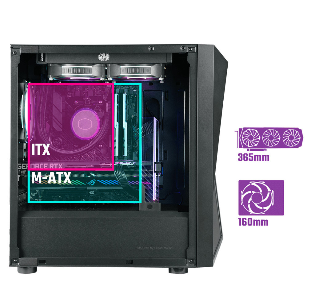Cooler Master CMP 320 ARGB mATX Chassis # CM-CP320-KGNN-S01 | Shopee ...