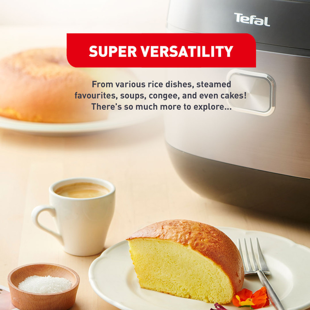 Tefal Delirice Plus Fuzzy Logic Rice Cooker 1.8L (RK776B) | Shopee Malaysia