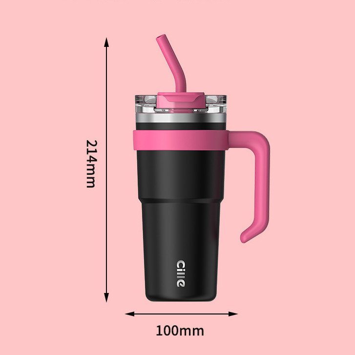 Dodge 750ml Handheld Car Seat Holder 316SS Stainless Steel Vacuum Flask ...