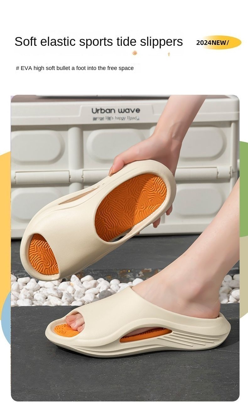 【MH】Men Sports Slippers Trendy Basketball Sandals Thickened Insole EVA ...