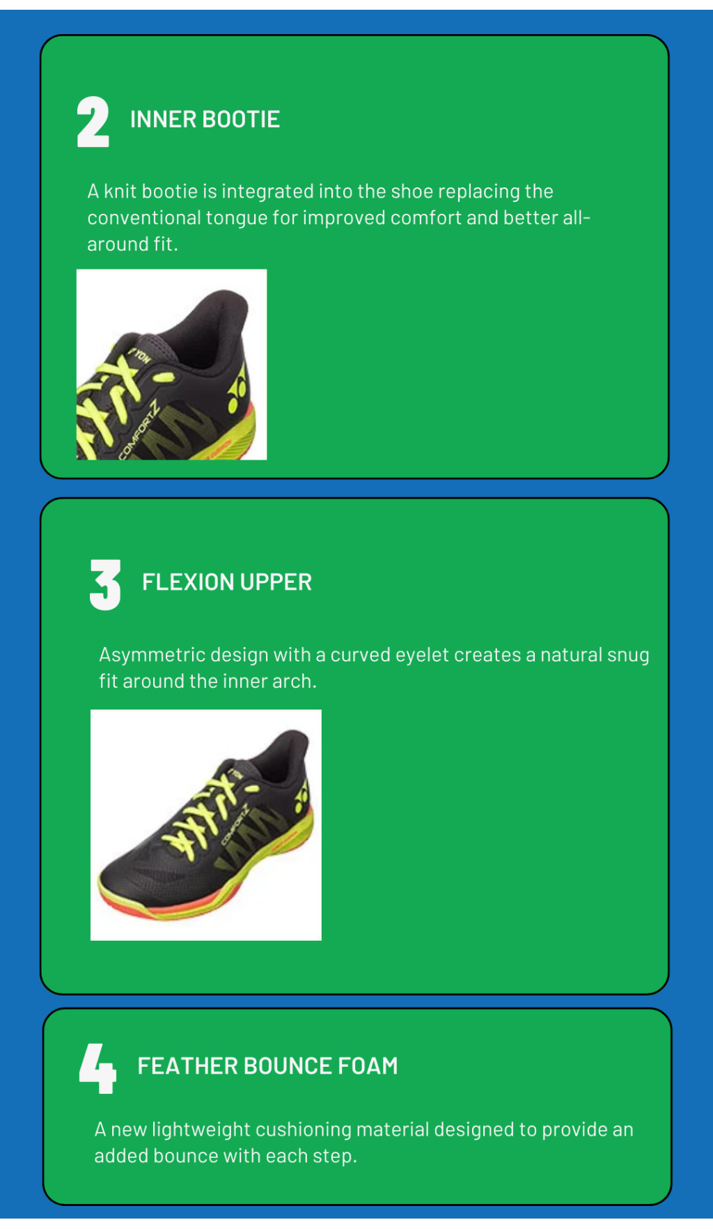 Kasut Badminton Lelaki Yonex Power Cushion Comfort Z3 | Yonex Power ...