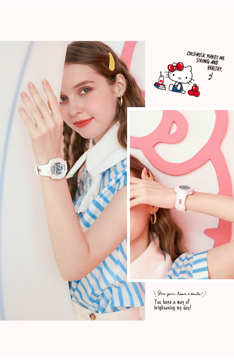 ZGO x Sanrio Watch Female Student Junior High School Elementary School ...