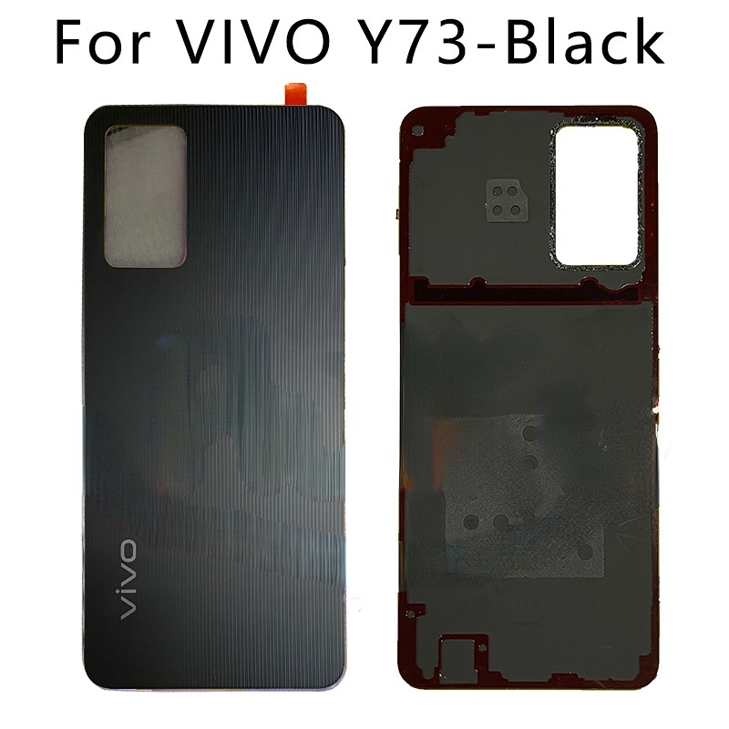 For Vivo V21e Y73 Back Glass Battery Cover New Original For v21e Rear ...