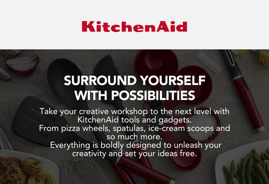 KitchenAid 15-piece Kitchen Utensil Set - Empire Red | Shopee Malaysia