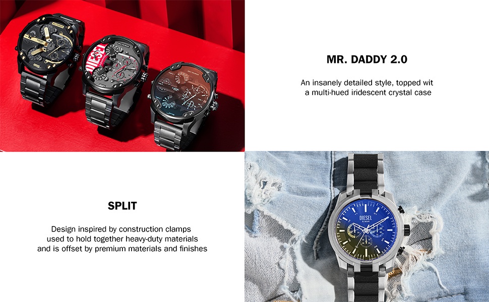 Diesel Master Chief Chronograph Watch DZ4180 | Shopee Malaysia