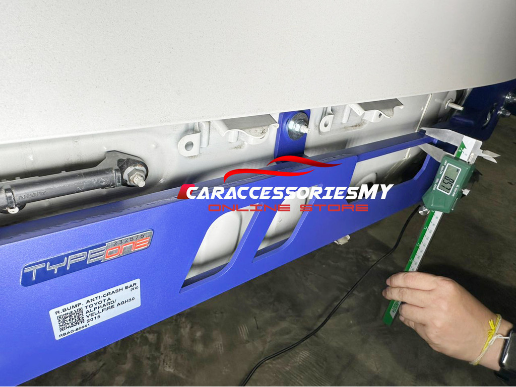 Typeone toyota alphard vellfire rear bumper anti crash bar agh30 2015 ...