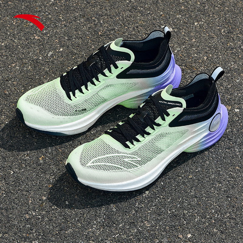 ANTA Men Mach Pro Running Shoes Professional Marathon 812325584S-3 ...