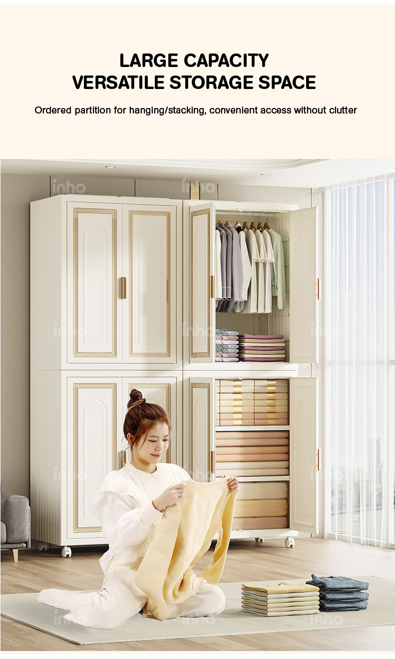 【𝟲𝟬% 𝗢𝗙𝗙𝗘𝗥 𝗖𝗟𝗘𝗔𝗥𝗔𝗡𝗖𝗘】INHO L58/70cm Moveable Folding Kids Adult Wardrobe ...