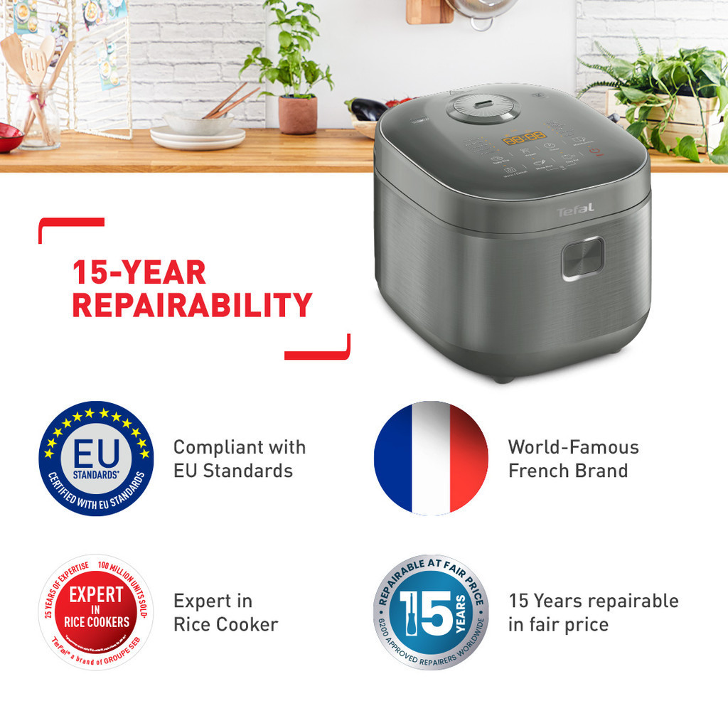 Tefal Rice Master IH Rice Cooker 1.8L (RK818) | Shopee Malaysia