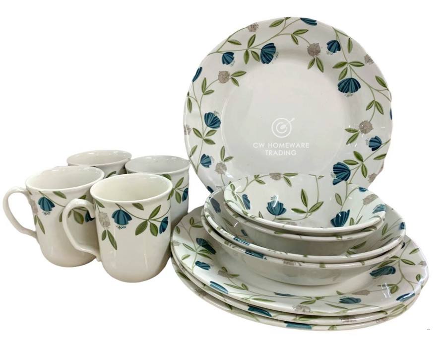 Claytan 416FS Elegant Floral 4Pcs/8Pcs/12Pcs Single Set&Couple Set ...