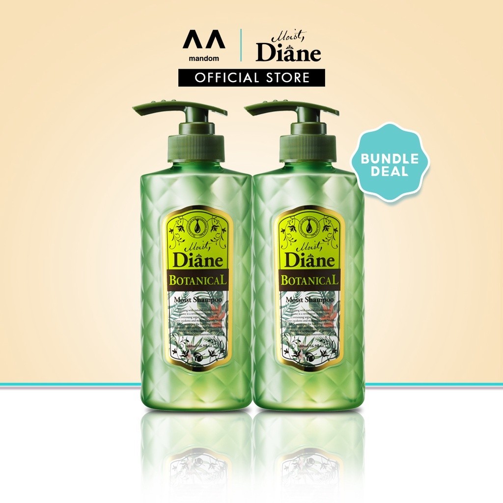 [Bundle Deal] MOIST DIANE Botanical Moist Shampoo 480ml X2 | Shopee Malaysia