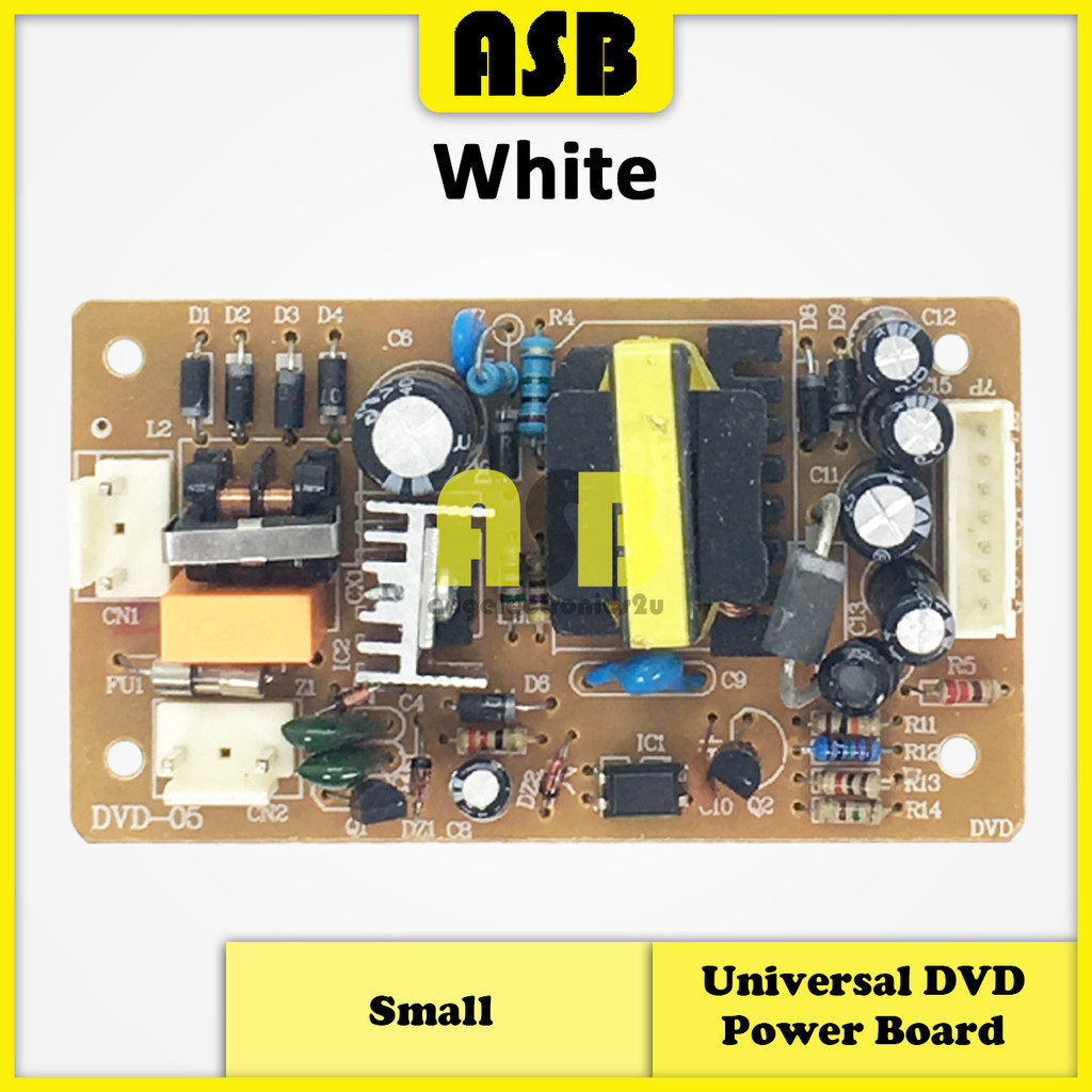 (1pc) Universal DVD Power Board ( 819 / White ) ( Big / Small ...