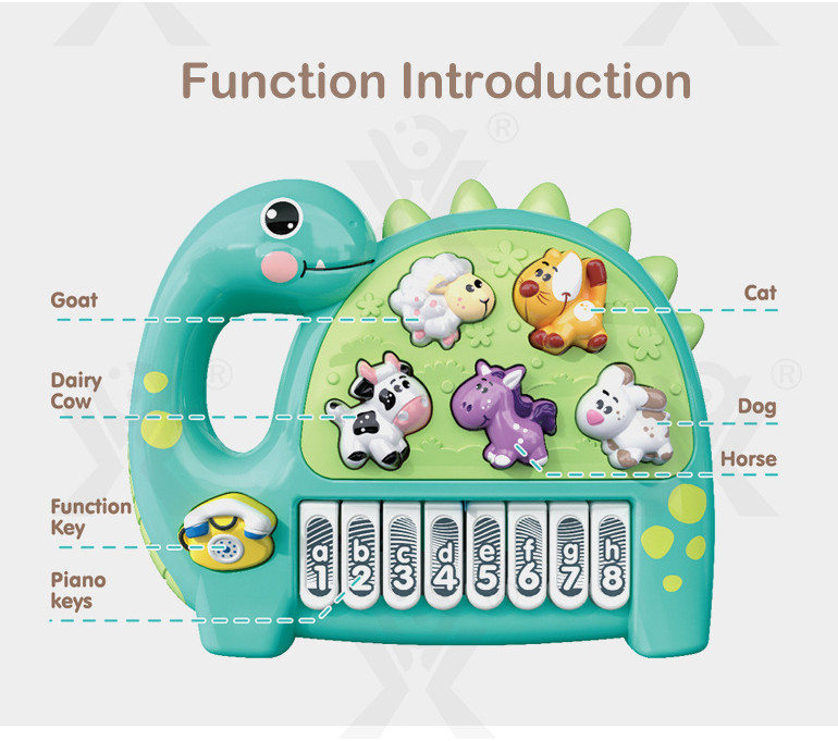 [Music & Sound] Animal Music Paradise Series Baby Toddler Musical Toy ...