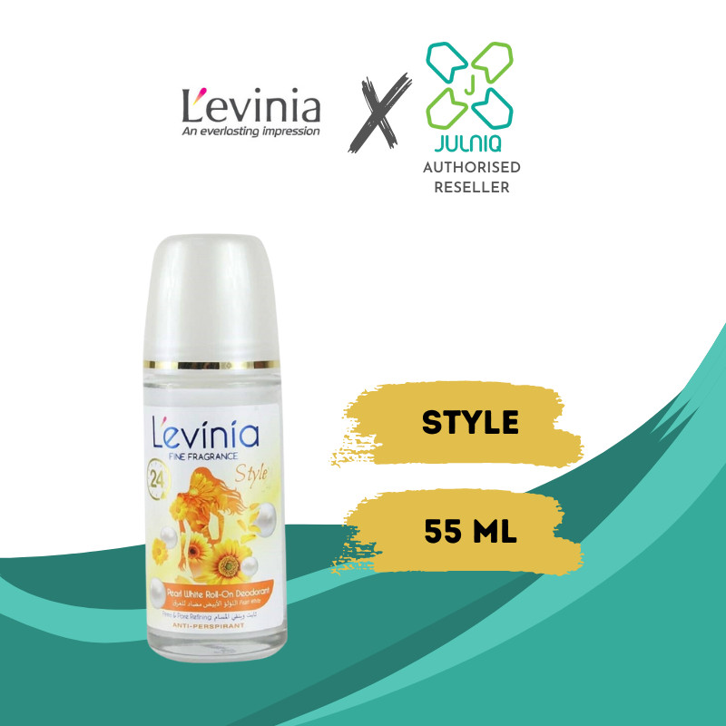 LEVINIA Pearl White Roll-on Deodorant Range 55ml | Shopee Malaysia