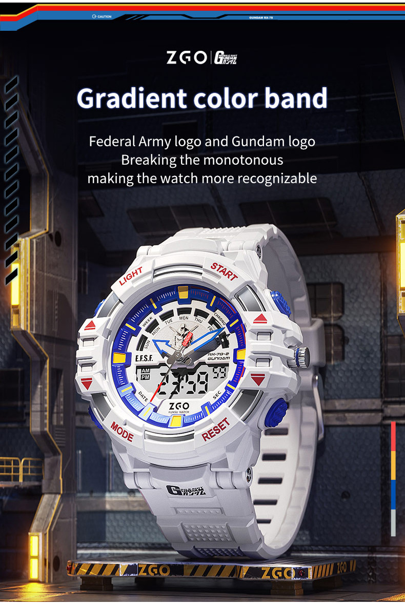 【Hot times】ZGO x Gundam jam tangan budak lelaki Original Mechanical ...