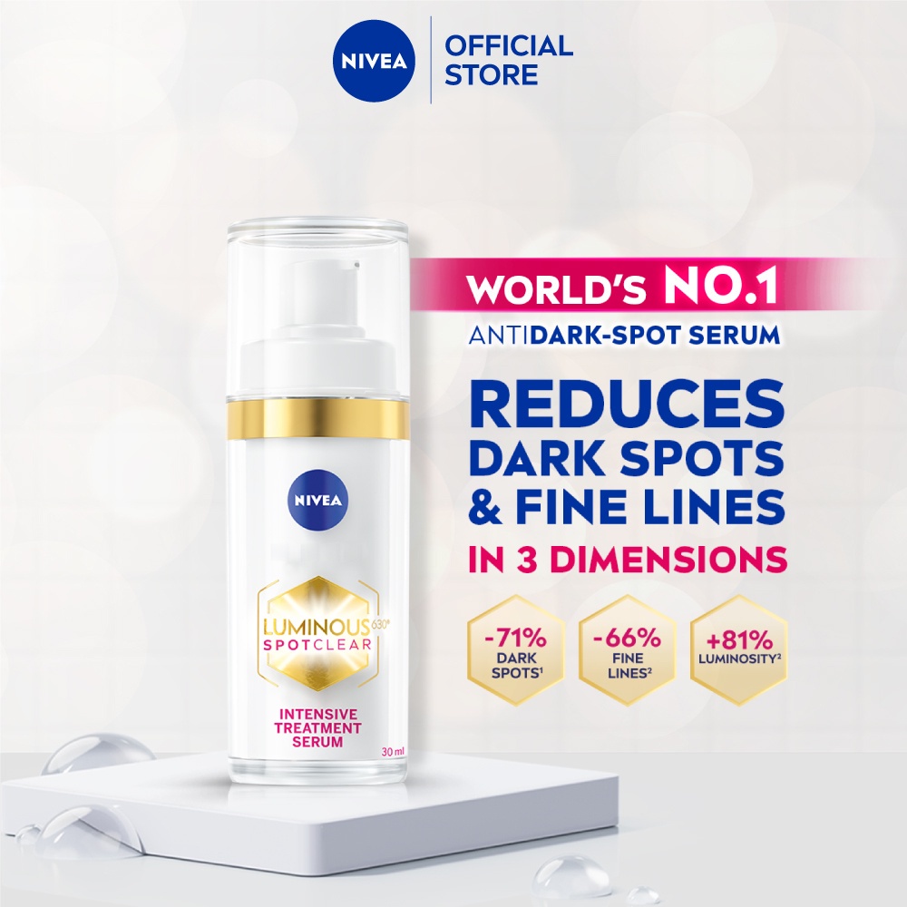 NIVEA Luminous 630 Anti Dark Spot Gold Treatment Set + NIVEA Extra ...