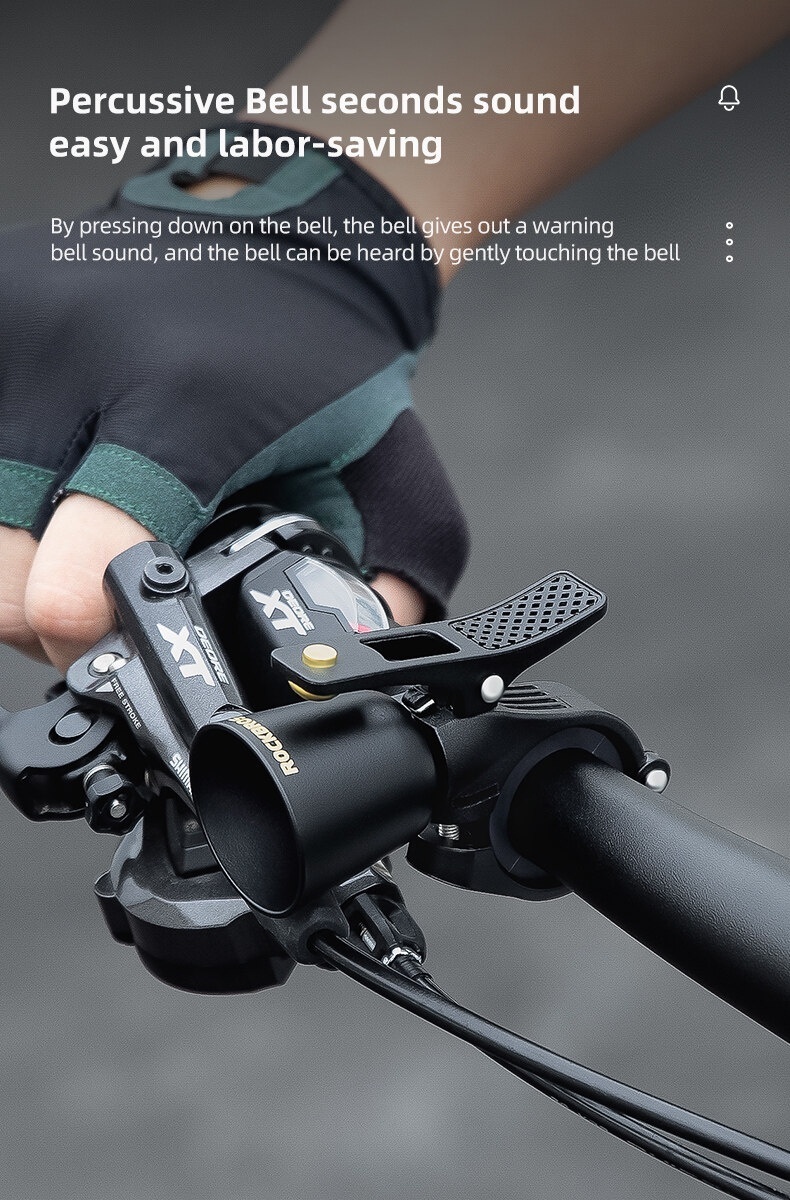 【MY Delivery】ROCKBROS Bicycle Bell Loceng Basikal Loud Sound Horn ...