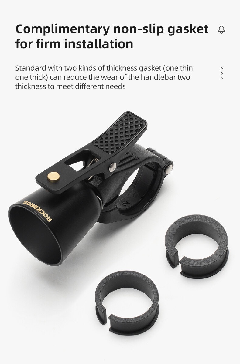 【MY Delivery】ROCKBROS Bicycle Bell Loceng Basikal Loud Sound Horn ...