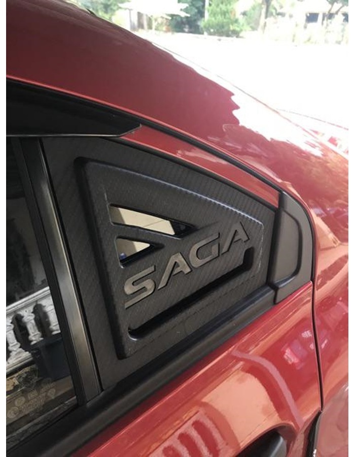 Proton Saga VVT MC1 MC2 2016 - 2025 Carbon Matte Black Rear Side Window ...