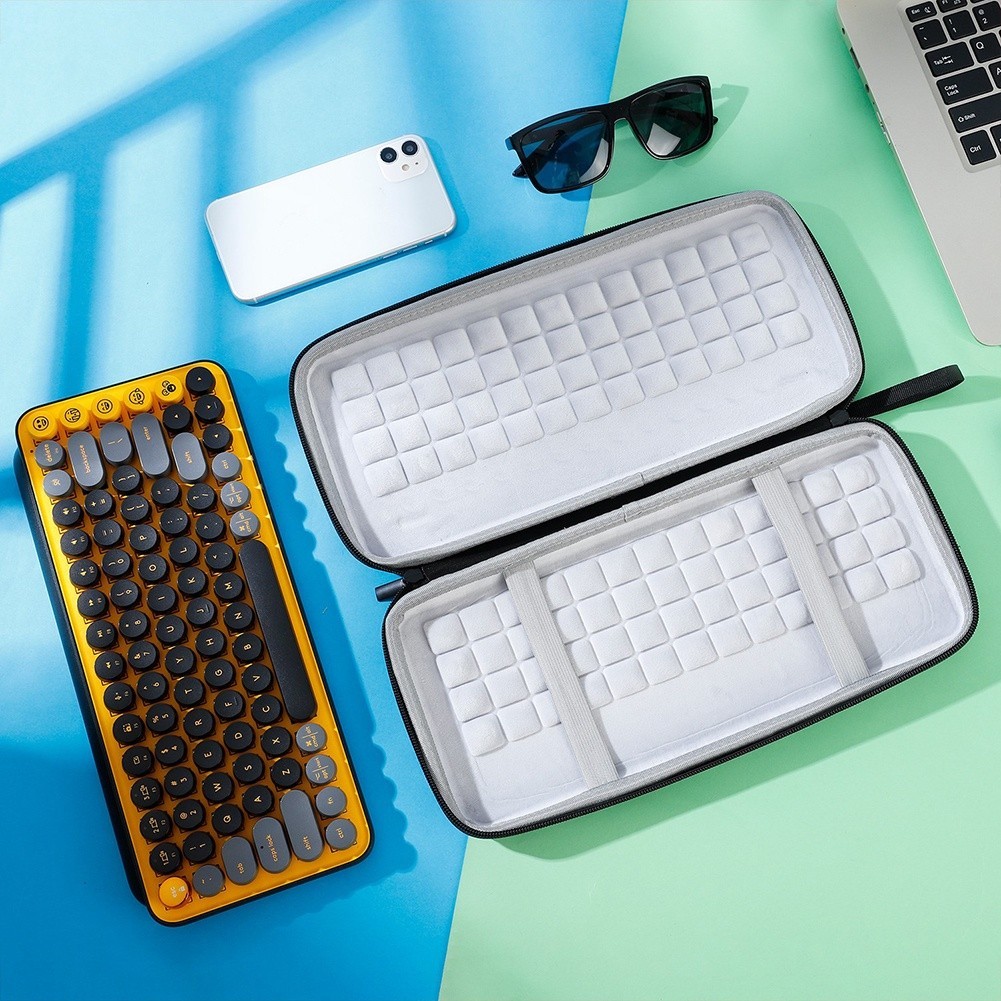 Keyboard Storage Bag for Logitech POP Keys Waterproof EVA Travel ...
