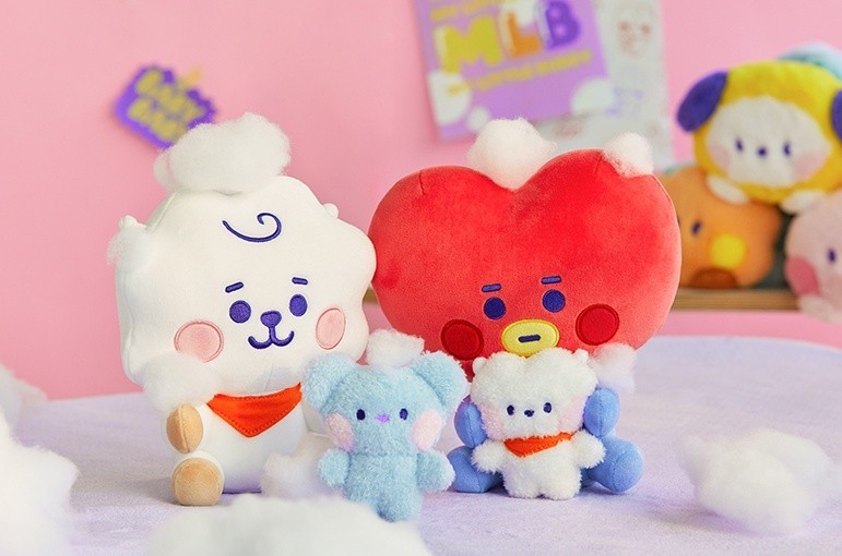 BTS21 Bangtan KPOP Korea Doll 8-22 CM Cooky Shooky Van Man Chimmy Tata ...