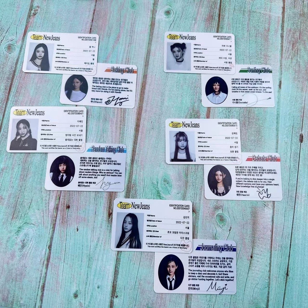 Kpop 1st EP Bluebook Ver. ID Card Photocard | Shopee Malaysia