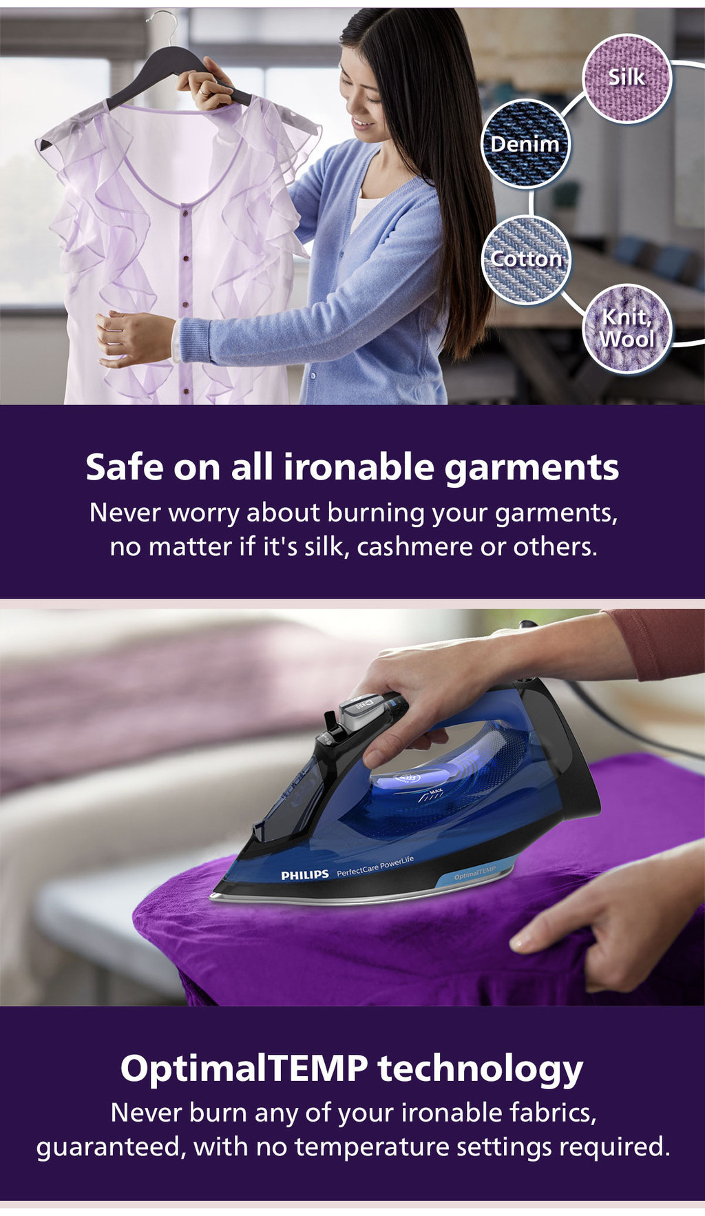 Philips Perfect Care Steam Iron GC3920/GC3920/26 | Shopee Malaysia