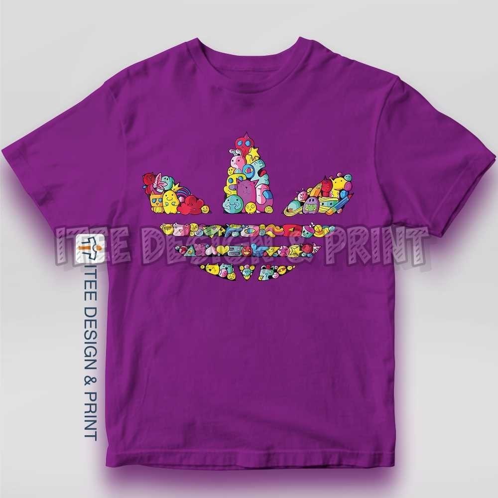 Creative Doodle Baju Kemeja Budak Perempuan Kids Shirt Men Dress Plus ...