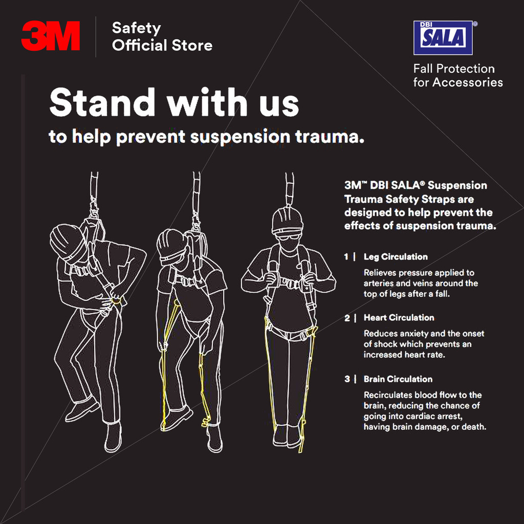 3M™ DBI-SALA® Suspension Trauma Safety Straps For Harness 9501403 ...