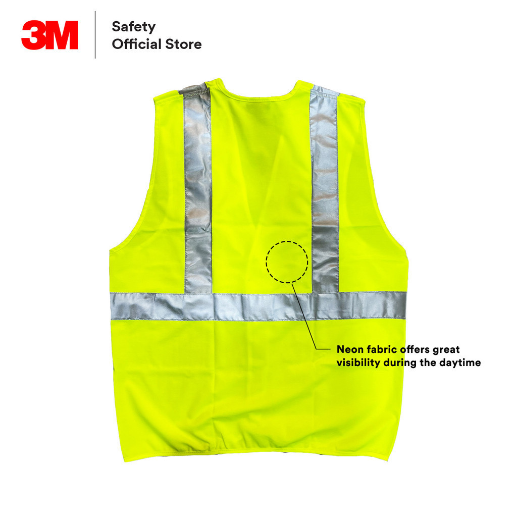 SafeFitt Safety Vest featuring 3M™ Scotchlite Reflective Stripe 8910 ...