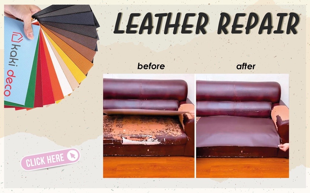 KakiDeco Sofa Leather Repair Adhesive ⭐ Leather Sofa Sticker Kulit Sofa ...