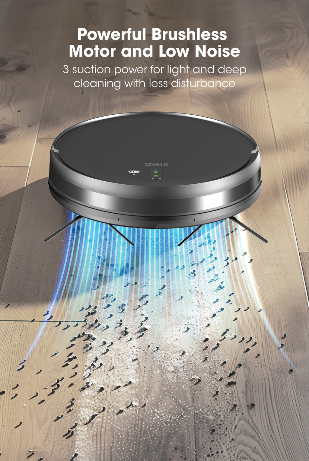 KHIND Vakum Robotik | Smart WIFI Robotic Vacuum VC9E21 | Shopee Malaysia