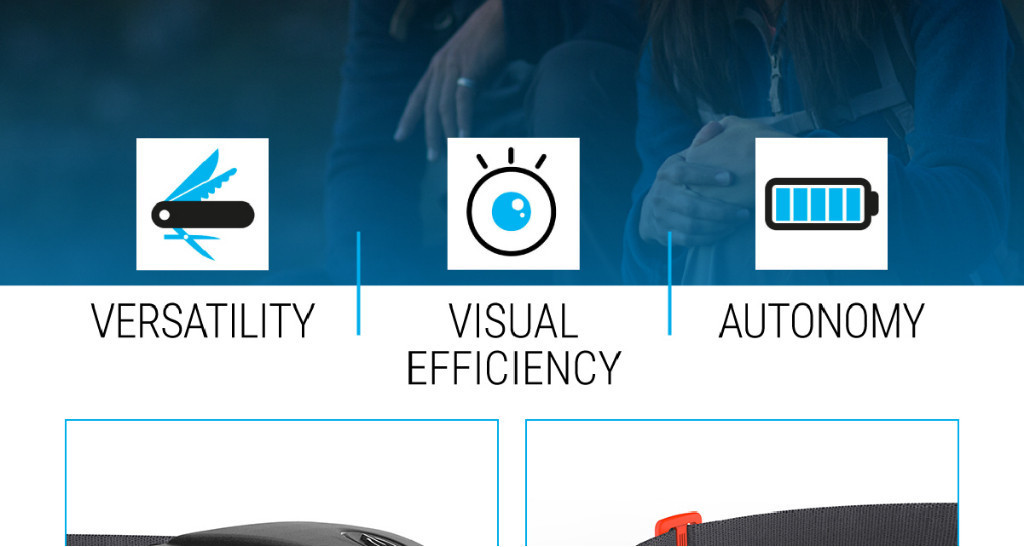 Decathlon 80 Lumen Battery Head Lamp OnNight100 (IPX4 Waterproof, 3 ...