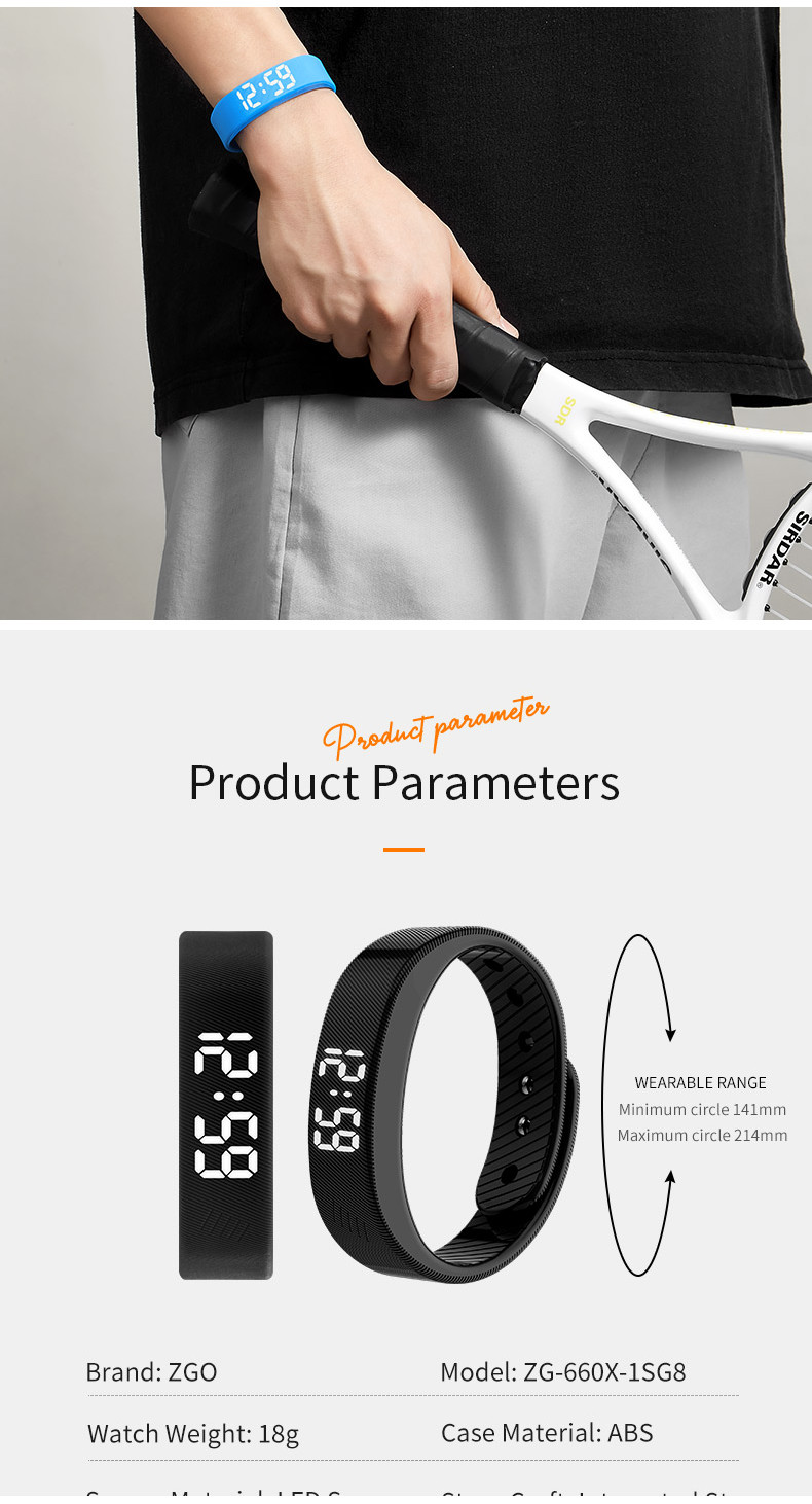 ZGO Watch For Men Woman Multifunctional Health Tracking Sports Fitness ...