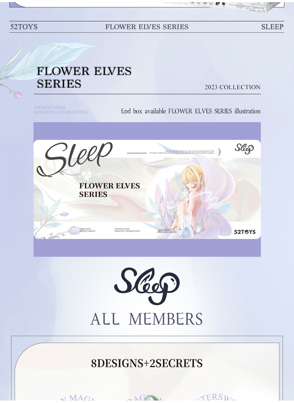 52TOYS Sleep Flower Elves Series Blind Box Figure Toy | Shopee Malaysia