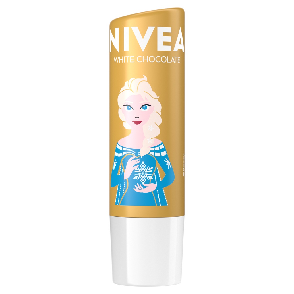 NIVEA Lip Disney Elsa Bright Choco Lip Balm 4.8g / Lip Care / Color ...