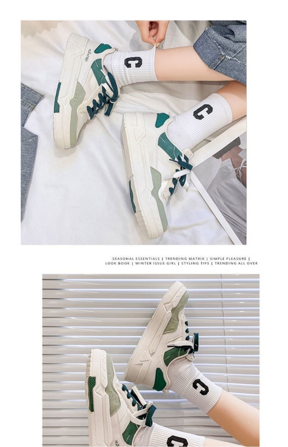 Ready Stock 2023 New Style Sports Sneakers Flat Running Casual Shoes ...