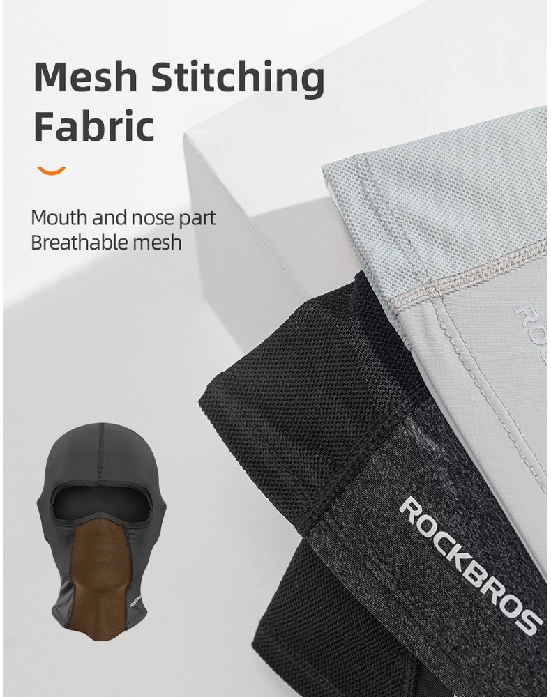 【MY Delivery】ROCKBROS Bike Mask Face Mask Summer Breathable Sun UV Protection Balaclava Glasses ...