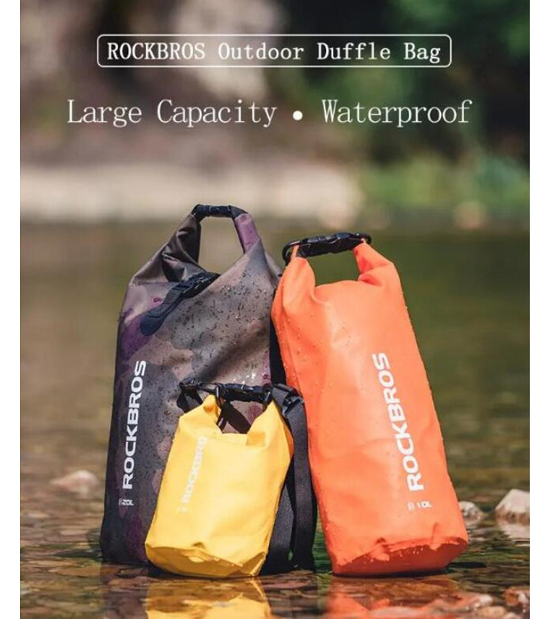 【MY Delivery】ROCKBROS Outdoor Ocean Pack Waterproof Dry Bucket Bag (2L/5L/10L/20L/30L/40L ...