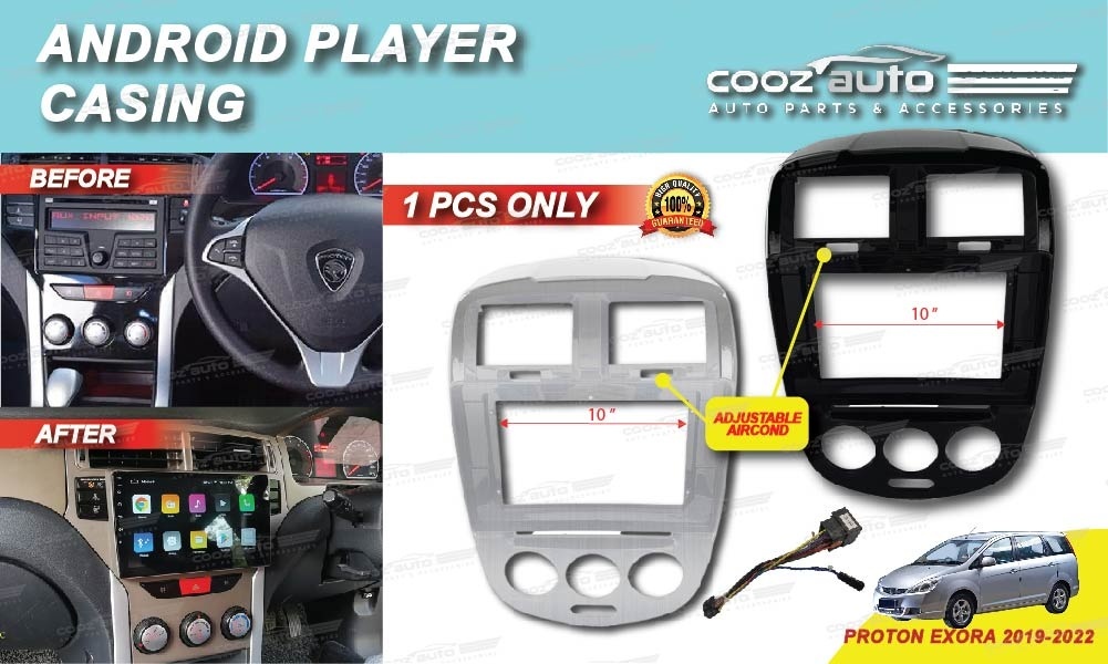 Proton Exora 2019 - 2022 Dashboard Audio Android Player Radio FM Casing ...