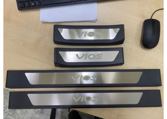 Toyota Vios 2019 - 2022 LED Door Side Sill Step Plates | Shopee Malaysia