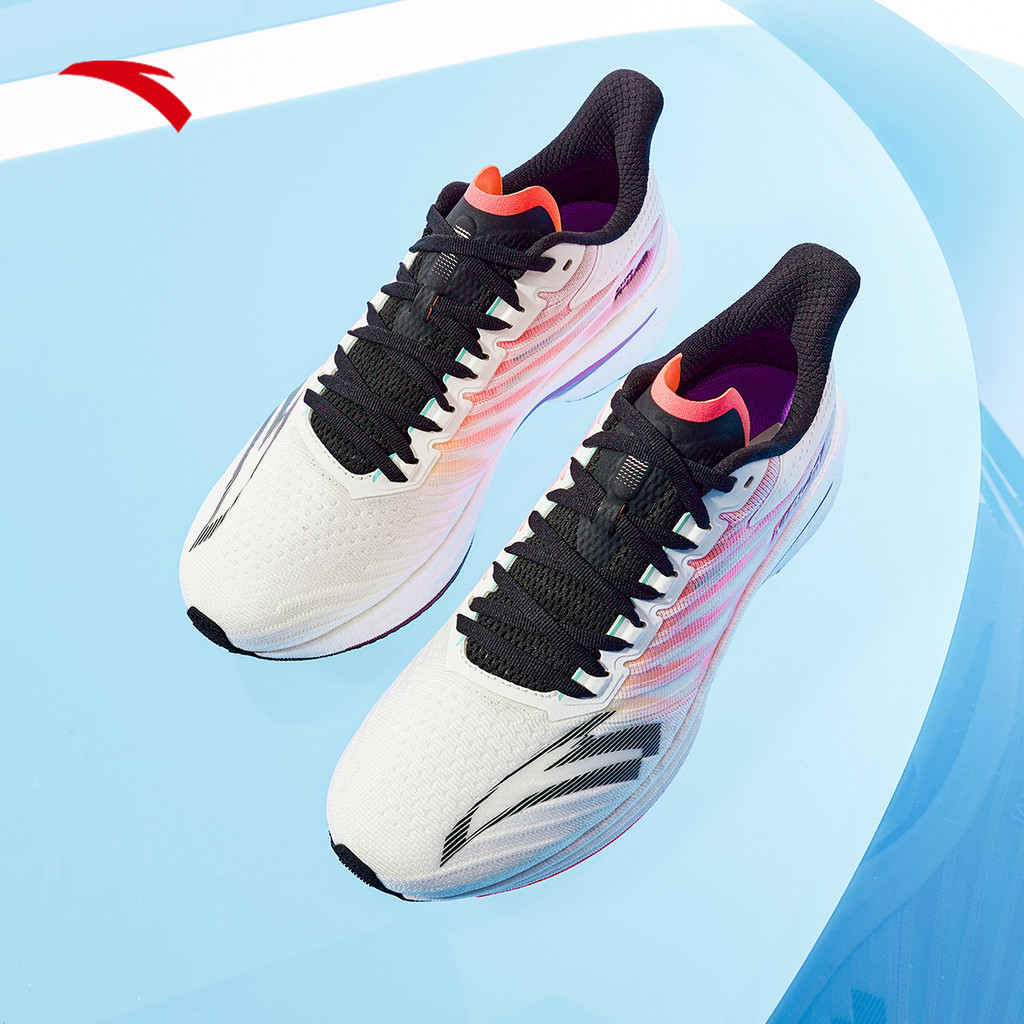 ANTA Men Mach 4 Running Shoes 1124A5583-5 white /black/Orange (Kasut ...