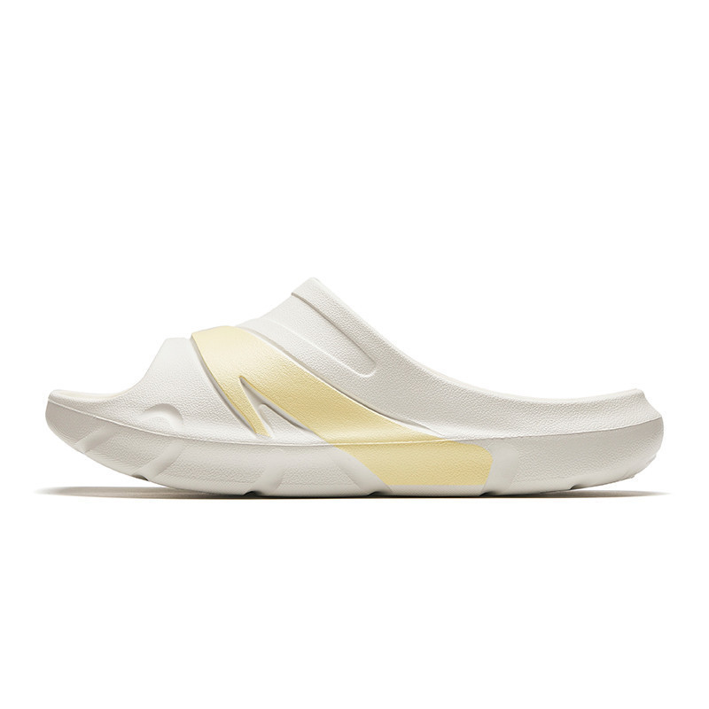 ANTA Men Basic Slippers 1124C8523-1 - Ivory White/Light Yellow (Kasut ...