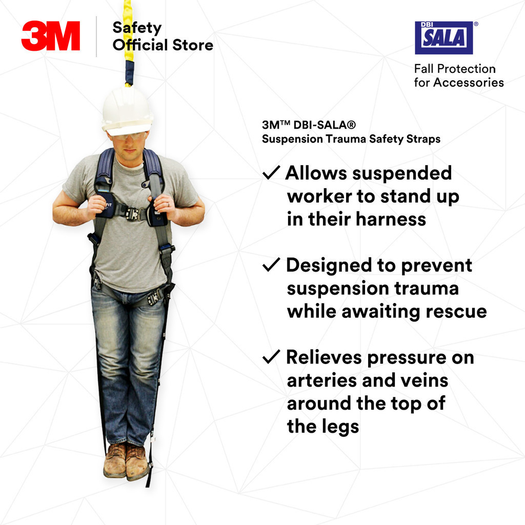 3M™ DBI-SALA® Suspension Trauma Safety Straps For Harness 9501403/ Accessories Fall Protection ...